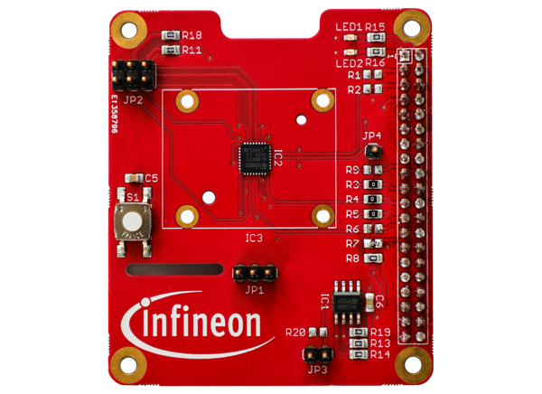 OPTIGA™ TPM SLB 9672 RPI Evaluation Board - Infineon Technologies | Mouser